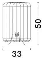Designová stolní lampa Abby