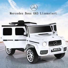Costway Elektrické auto Mercedes Benz pro děti Elektrické dětské auto s hudbou