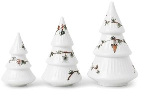 Porcelánové stromečky Hammershoi Christmas - set 3 Kähler