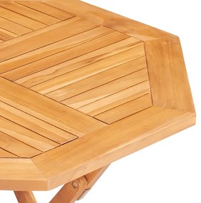vidaXL Skládací zahradní stůl 85 x 85 x 76 cm masivní teakové dřevo