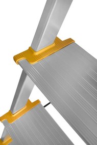 Drabest Hliníkové schůdky jednostranné DR-AL-D4-MAX