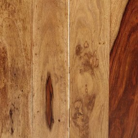 vidaXL Jídelní stůl 160 x 80 x 75 cm masivní sheeshamové dřevo [247419] Barva: Černá