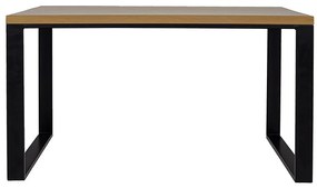 Drewmax ST373 180x90 jídelní stůl masiv dub/kov SKLADEM