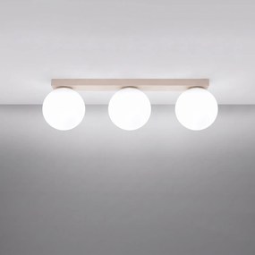 Sollux Lighting Stropní svítidlo YOLI 3 béžové