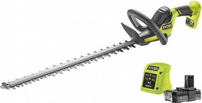 Ryobi RY18HT55A-120 akumulátorový plotostřih nůžky na živý plot, 18V (55cm, včetně baterie 2Ah a nabíječky) - maxi SLEVA !