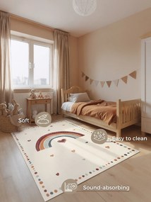 Hanse Home, Dětský koberec Adventures 106420 Cream Multicolor, 120x170, vícebarevná, dětský pokoj
