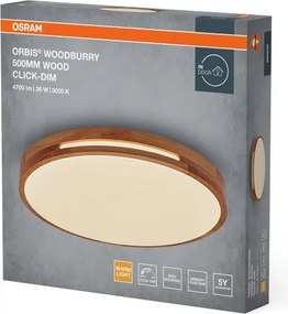 Osram - LED Stmívatelné stropní svítidlo ORBIS WOODBURRY LED/36W/230V pr. 50 cm