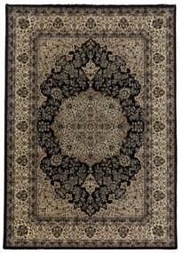 Ayyildiz koberce Kusový koberec Kashmir 2608 black ROZMĚR: 300x400