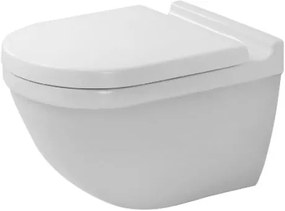 Duravit Starck 3 sada mísa + prkénko s pomalým sklápěním závěsná Bez oplachového kruhu bílá 45270900A1