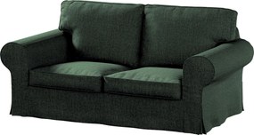Potah na pohovku IKEA  Ektorp 2-místná, rozkládací, STARÝ MODEL barva zelená látka pletený vzor