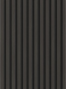 Mexen Lam-F, akustické stěnové lamely 275 × 30 cm, plstěný podklad 8 mm, technická dýha, ořech stříbřitý, S105-275307-3015-009