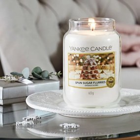 Yankee Candle Vonná Svíčka Spun Sugar Flurries velký, 623 g