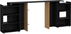 Úložné čelo postele Simplicity 165 cm, černý mat