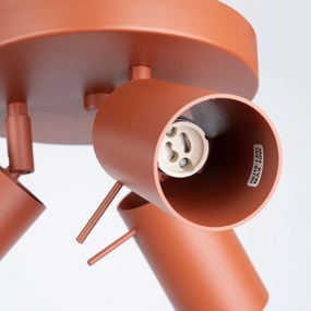 Sollux Lighting Stropní svítidlo RING 3P červená ochra
