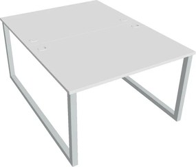 Kancelářský pracovní stůl Hobis USDO 1200, bílá RAL 9016, deskabuk