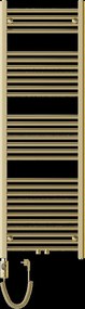 Mexen Mars, elektrické topné těleso 1500 x 500 mm, 600 W, zlatá lesklá, W110-1500-500-2600-50