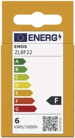 Emos lighting LED žárovka Basic MR16 / GU10 / 5,2 W (40 W) / 450 lm / teplá bílá 1525730235