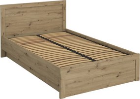 Postel 140x200 s úložným prostorem dub artisan Ayson
