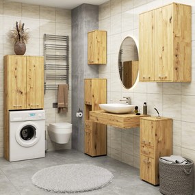 Závěsná koupelnová skříňka Fin W64 2D 64 cm - výběr z 5 provedení