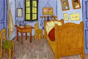 TREFL Art Frame Puzzle Ložnice v Arles / 500 dílků / s rámem / 31,5 x