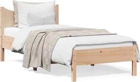 vidaXL Rám postele 90 x 190 cm masivní borové dřevo [844753] Barva: Přírodní