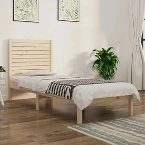 vidaXL Rám postele masivní dřevo 75 x 190 cm Small Single [3104571] Barva: Přírodní