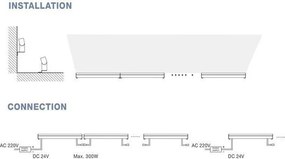 NV 9011161 WALL WASHER černý hliník a sklo LED Chip Cree 36W 3000K DC24V nastavitelné 30st. IP67 Max Power 300W - NOVA LUCE