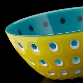 Guzzini LE MURRINE žlutá, bílá, tyrkysová / Sada misek / 2 ks / O 12,5