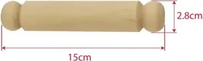 Bigjigs Toys Dřevěný kuchyňský váleček / od 3 let