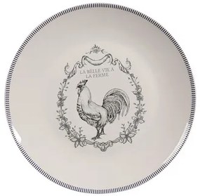 Porcelánový dezertní talíř DEVINE FRENCH ROOSTER Clayre &amp; Eef DFRDP