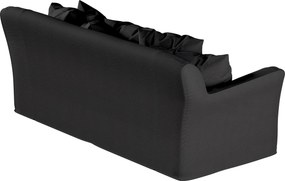 Potah na pohovku IKEA  Tomelilla rozkládací barva černá látka pletený vzor