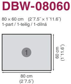 DIMEX | Dibond za kuchyňskou linku DBW-08060-032 | 80 x 60 cm | Kameny Zen