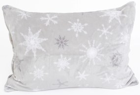 MK Lůžkoviny Povlak na polštář mikroplyš Exclusive 40 x 60 cm - Frozen šedá