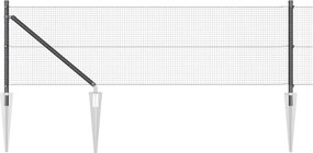 Svařované drátěné ploty s hroty 100 x 0,4 m Ocel potažená PVC 3352248