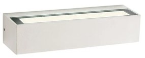 Redo Nástěnné LED svítidlo AROOS, d. 22 cm, IP65, 12W Barva: Bílá