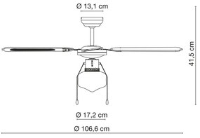 GLOBO CHAMPION 0309CSW Ventilátor