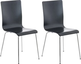 Sada 2 konferenčních židlí Pepe – černá