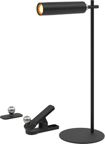 LED Solution Černá LED stolní nabíjecí magnetická lampa 3v1 3W 23042