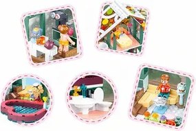 Sluban Happy Diary M38-B0961 Chata na zimní dovolenou / LEGO - kompati