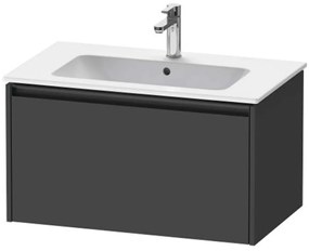 Duravit Ketho.2 - Umyvadlová skříňka 44x81x48 cm, 1 zásuvka, grafit mat K25063049490000