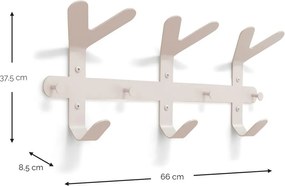 Taupe ocelový nástěnný věšák 66 cm Frondo – Spinder Design
