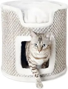 TRIXIE Odpočívadlo Ria Cat Tower světle šedá-přírodní / Pro kočky / Pl