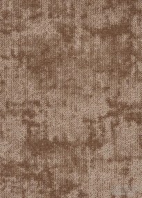 Breno Metrážový koberec TUNGSTEN 92 hnědý, šíře 400 cm, Hnědá