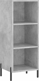Skříň highboard betonově šedá 34,5x34x180 cm kompozitní dřevo 3199373