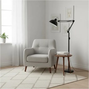 Brilagi - Flexibilní stojací lampa TASKER 1xE27/60W/230V 157 cm černá