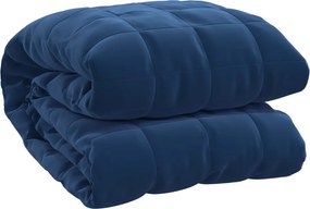 Zátěžová deka modrá 122 x 183 cm 5 kg textil 3154847