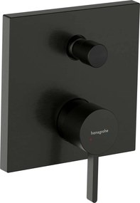Hansgrohe Finoris - Baterie pod omítku, pro 2 spotřebiče, kartáčovaný černý chrom 76416340