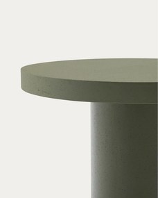 Betonový kulatý zahradní jídelní stůl ø 90 cm Aiguablava – Kave Home