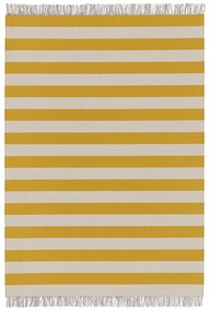 Koberec Big Stripe in/out: Béžovo-žlutá 80x260 cm
