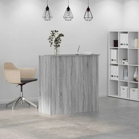 Recepční stůl šedý sonoma 100x50x103,5 cm kompozitní dřevo 3324165